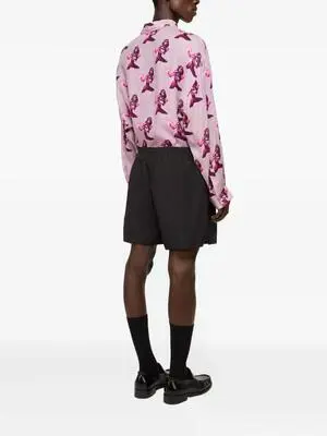 Acne Studios Graphic-print Swim Shorts