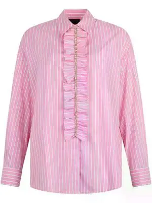Liu Jo Ruched Striped Shirt