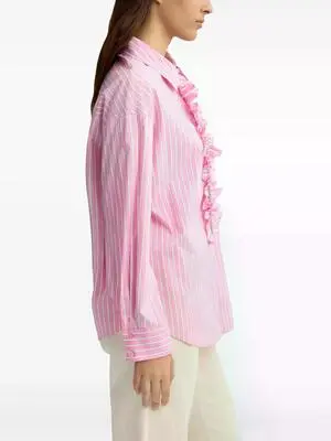 Liu Jo Ruched Striped Shirt