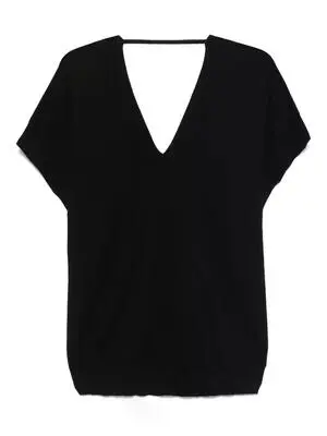 Plan C V-neck Cotton Top