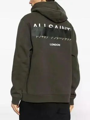 ALLSAINTS Logo Print Hoodie - Black
