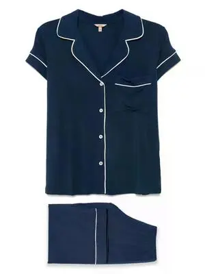 Eberjey Gisele Cropped Pyjama Sets - Blue