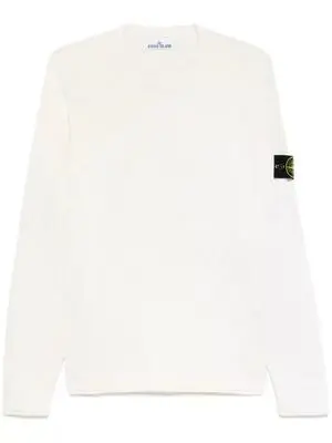 Stone Island Compass-patch Sweater - Neutrals