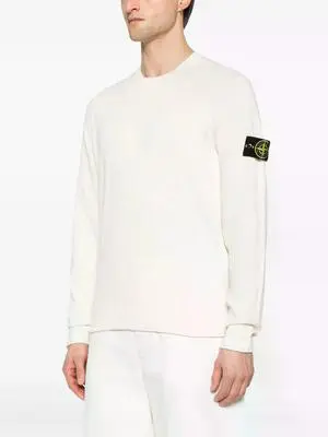 Stone Island Compass-patch Sweater - Neutrals