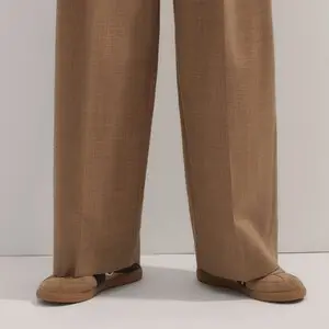 ME+EM Pleated Wide Leg Trousers