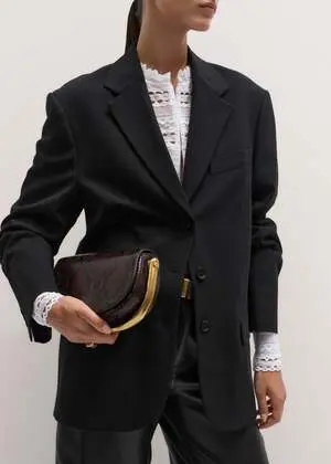 ME+EM Oversized Blazer - Black