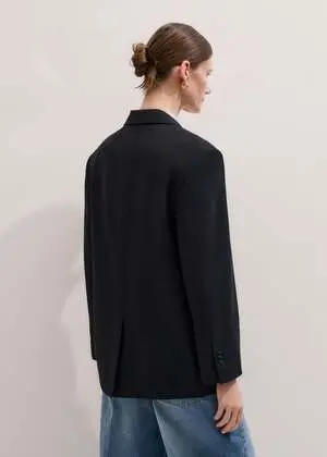 ME+EM Oversized Blazer - Black