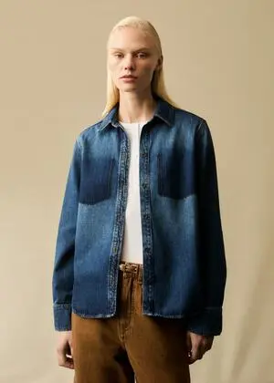 ME+EM Authentic Denim Shirt - Authentic Vintage Wash