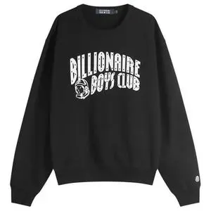 BILLIONAIRE BOYS CLUB Arch Logo Crew Sweatshirt - Black