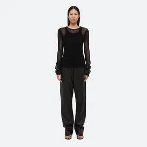 Helmut Lang Mesh Top With Seatbelt Detail