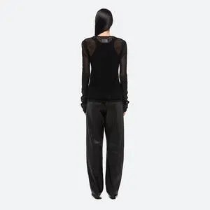 Helmut Lang Mesh Top With Seatbelt Detail