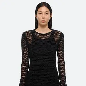 Helmut Lang Mesh Top With Seatbelt Detail