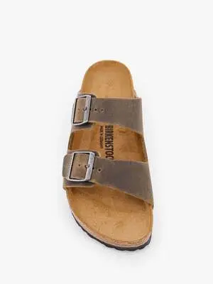BIRKENSTOCK Arizona Leather Sandals - Green