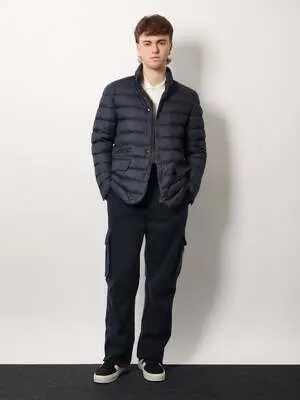 Moncler Carrelet Jacket With Zip And Buttons