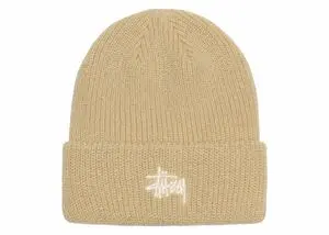 StÜssy Cuff Stock Beanie - Beach Sand