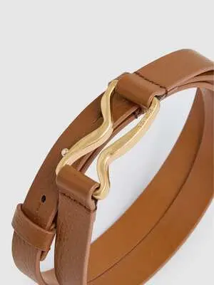 REISS Scarlett Leather Belt