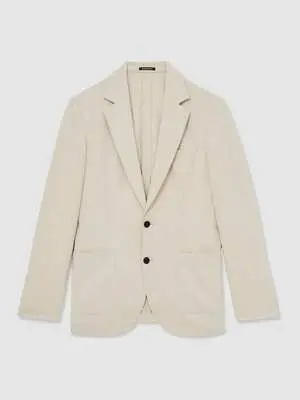 REISS Found Blazer Single-breasted Stretch Suit Blazer Slim-fit