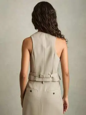 REISS Brittany Wool-blend Waistcoat