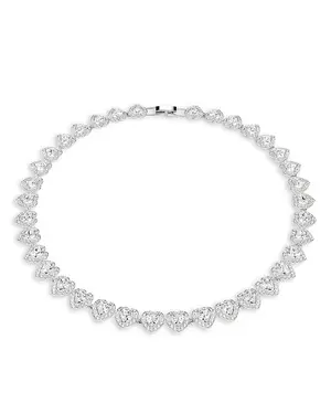 SWAROVSKI Ariana Grande Crystal Heart Necklace - Silver
