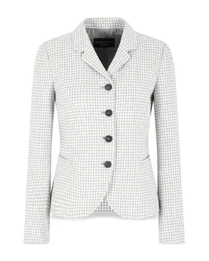 Emporio Armani Houndstooth Jacquard Blazer