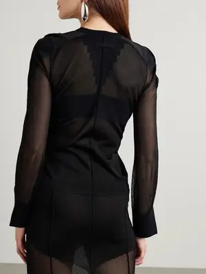 JEAN PAUL GAULTIER Paneled Knitted Top