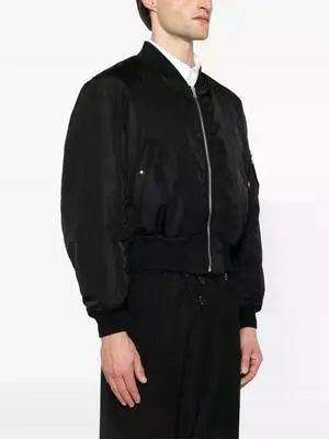 Auralee Silk Twill Bomber Jacket