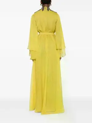 JEAN-LOUIS SABAJI Embellished Maxi Dress