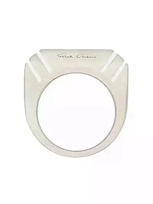 Rick Owens Cut Beveled Ring