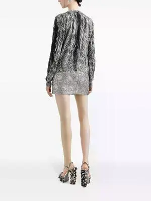 Dolce & Gabbana Fur-print Cardigan