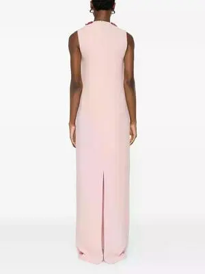 JEAN-LOUIS SABAJI Layered Embellished Abaya