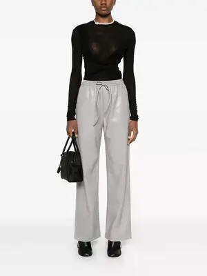 Nanushka Faux-leather Trousers