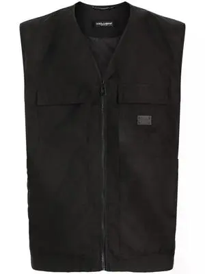 Dolce & Gabbana Logo-patch Gilet