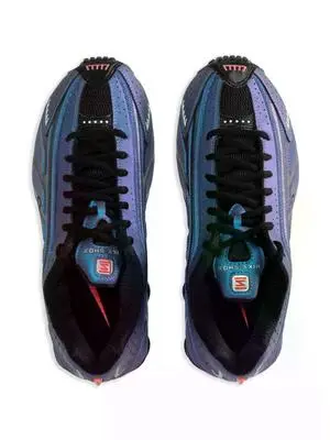 Nike Shox R4 Iridescent Sneakers - Blue