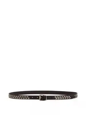 LEMAIRE Studded Belt - Brown