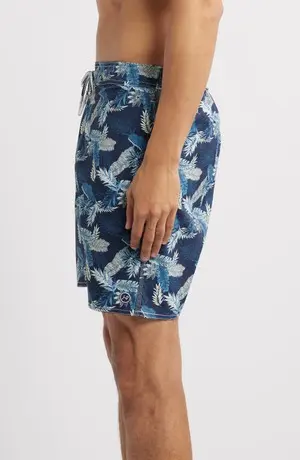 Johnnie-o Shore Haven Swim Trunks - Navy
