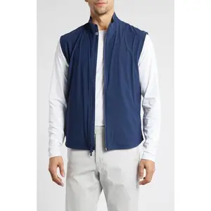 Johnnie-o Zimmer Stretch Nylon Vest - Navy