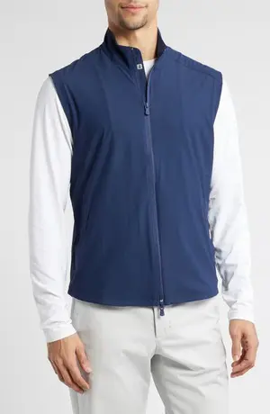 Johnnie-o Zimmer Stretch Nylon Vest - Navy