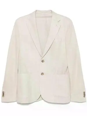 LUIGI BIANCHI MANTOVA Single-breasted Blazer - Neutrals