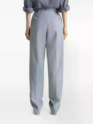 LEMAIRE Belted Tailored Trousers - Grey