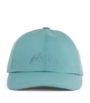 Brioni Performa Logo Baseball Cap - Green