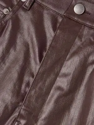 Rick Owens Bolan Coated Flared Jeans