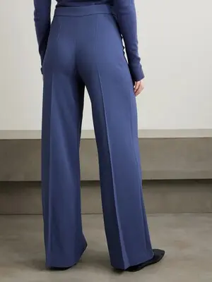JOSEPH Alane Pleated Cady Wide-leg Pants