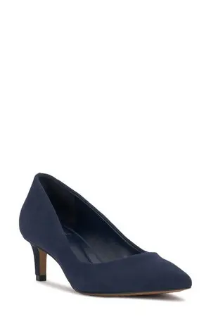 Vince Camuto Kehlia Pointed Toe Pumps - Deep Navy Torsue