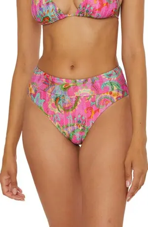 BECCA® By Rebecca Virtue Polynesia High Waist Bikini Bottoms