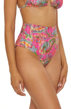 BECCA® By Rebecca Virtue Polynesia High Waist Bikini Bottoms