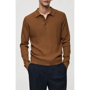 Mango Rib Polo Sweater