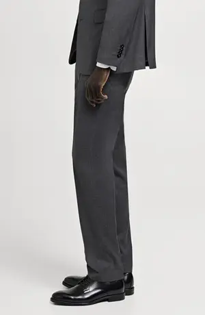 Mango Milan Slim Fit Suit Pants - Grey
