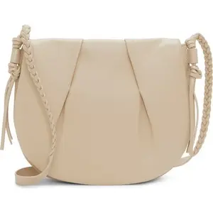 Vince Camuto Espen Leather Saddle Bag - Light Beige