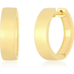 Ef Collection Charlie Hoop Earrings - 14k Yellow Gold