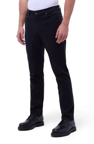 Bugatchi Preston Straight Leg Five Pocket Pants - Black